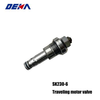 China Power Parts Heavy Equipment EXCAVATOR hydraulic piston pump spare part SK230-6 Traveling motor valve final driver motor for sale