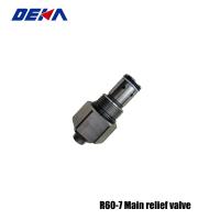 China Hydraulic pump main relief valve R60-7 For Power Parts Heavy Equipment EXCAVATOR Rotary motor spare part for sale