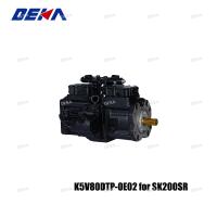 China Casting Iron Excavator Piston Pump K5V80DTP-0E02 For SK200SR Hydraulic Mian Pump for sale