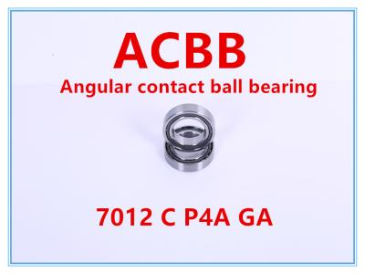 China 7012 C P4A GA Angular Contact Ball Bearing for sale