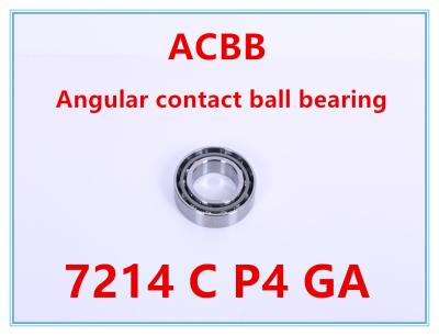 China 7214 C P4 GA    Angular Contact Ball Bearing for sale