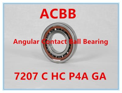 China 7207 C HC P4A GA Angular Contact Ball Bearing for sale