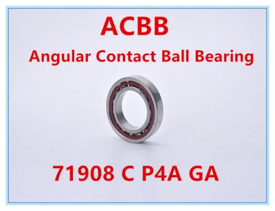 China 71908 C P4A GA  Angular Contact Ball Bearing for sale
