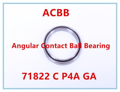China 71822 C P4A GA   Angular Contact Ball Bearing for sale