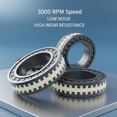 China Textile Bearing with Fiber Composite Technology Offering Up To 3000 RPM Speed Low Noise Operation and High Wear Resistance for sale