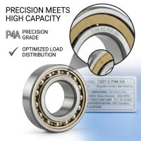 China Universal Matched Pair Angular Contact Ball Bearing 71916C DB DF DT P4 Machine Tool Bearing for sale