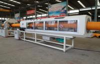 China Double Wall Corrugated Tube Production Line PLC Control For Raining Water Collection Pipe for sale