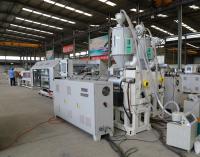 China Automatic Double Wall Corrugated Pipe Cutter HDPE PP PVC Plastic Forming Machine for sale