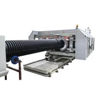 China Double Wall Corrugated Pipe Extrusion Line Making Machine For 100 - 630mm Pipes for sale