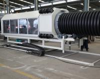China HDPE PP PVC Double Wall Corrugated Pipe Extruder OD 40mm-2000mm SL1000 for sale