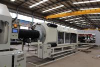 China HDPE PP PVC Double Wall Corrugated Pipe Extruder OD 40mm-2000mm SL1000 for sale