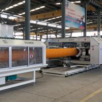 China Automatic DWC Pipe Extruder Machinery Low Power Consumption Corrugated pipe machinery for sale