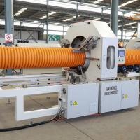 China Large Ratio Screw HDPE PE PP Corrugated Pipe Production Line DWC Tube Extrusion Machine 36:1 L/D for sale