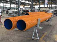 China Large Ratio Screw HDPE PE PP Corrugated Pipe Production Line DWC Tube Extrusion Machine 36:1 L/D for sale