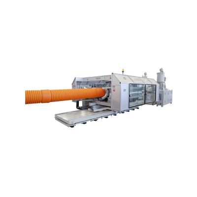 China Double Wall Corrugated Pipe Machine automatic Drain Sewage Pipe Making Machine For ID100 - OD630mm for sale