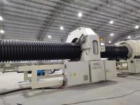 China High Speed HDPE PP Plastic Corrugated Pipe Extrusion Line Fully Automatic For Drainage for sale