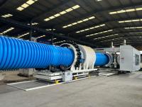 China OD2000 Double Layer Plastic Corrugated Pipe Making Machine 1480kW 1600kg/h for sale
