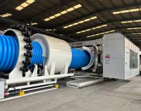 China High Output PP PE PVC Double Wall Corrugated Sewage Pipe  Manufacturing Process Machine for sale