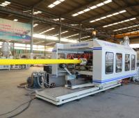 China High Automatic Control Double Layer Water Drain Plastic Corrugated Pipe Extruder Line for sale