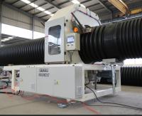 China Single Screw Double Wall Corrugated Drain Sewage Pipe Making Machine for sale