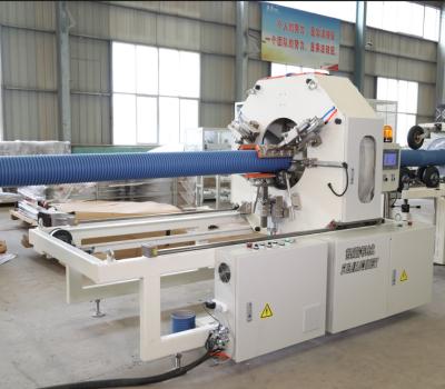 China Single Screw DWC Tube Production Line Water Cooling Corrugated Pipe Making Machinery 36 Pairs Moulds for sale