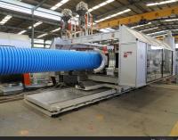 China 100mm - 630mm DWC Pipe Making Machine plastic corrugated pipe extruder for sale