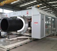 China SL1000 Large Corrugated Pipe Extrusion Line 90mm 120mm for Drainage Sewage Rainwater for sale