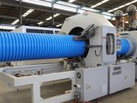 China 100mm - 630mm DWC Pipe Making Machine plastic corrugated pipe extruder for sale