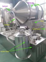 China Rotary Drum Industrial Powder Mixer , 100L 1.1KW Pharmaceutical Powder Blender for sale