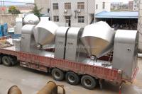 China SS304 40L Lithium Hydroxide Vacuum Drying Equipment Double Cone for sale