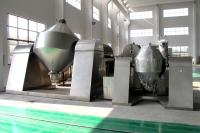 China Rotary Drum 150-500kg/Batch Double Cone Vacuum Dryer CE ISOChemicals Processing Vacuum Drying Machine for sale