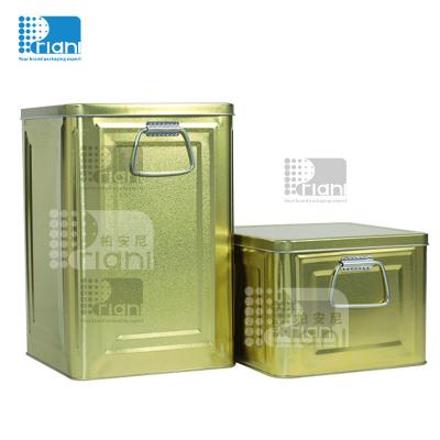 China 15L-20L Empty Metal Tin Cans for Cooking Oil and Tea Packaging - 0.23mm to 0.28mm Tinplate for sale
