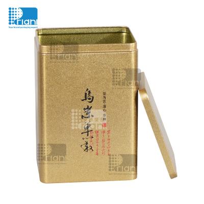 China 1L Tea Tin Cans for Matcha & Coffee Powder - Round/Rectangular Metal Containers with 0.23-0.28mm Tinplate for sale