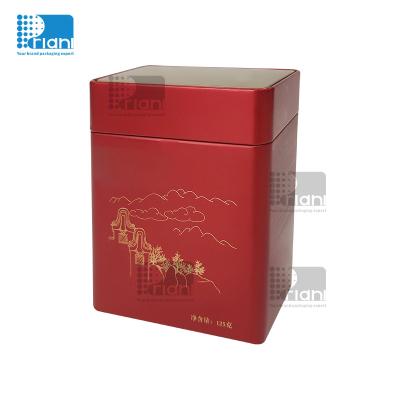 China Sealed Round Tea Tin Cans 170ml-3000ml Food Grade Packaging with Custom Printing Options for sale
