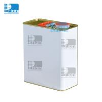 China 1 Litre Metal Paint Tin Cans with Plastic Lid - 0.23-0.28mm Tinplate, 50K MOQ, 20-Day Lead Time for sale