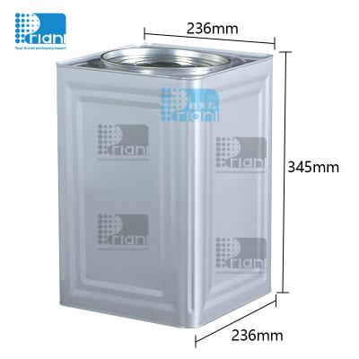 China 20 Litre Square Empty Paint Tin Cans - Industrial Grade Tinplate with 0.23-0.28mm Thickness and Custom Printing Options for sale