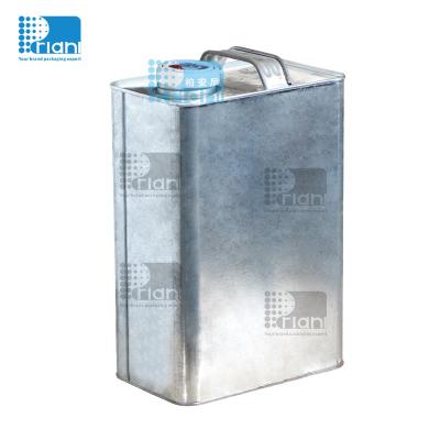 China 4L Square Paint Tin Cans with Lid - Customizable Tinplate Containers for Oil, Paint & Chemicals | 50,000 MOQ for sale