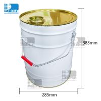 China 20L Round Tin Cans for Paint and Edible Oil Storage - 50,000 MOQ with 20-Day Lead Time for sale