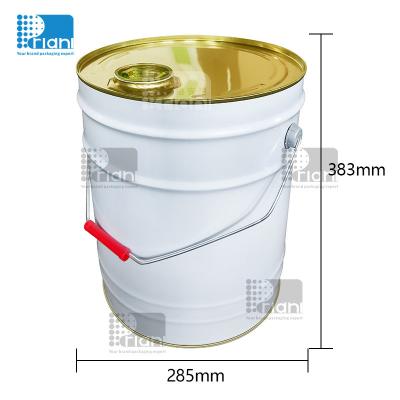 China 20L Round Tin Cans for Paint and Edible Oil Storage - 50,000 MOQ with 20-Day Lead Time for sale