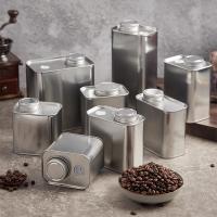 China 250g Square Coffee Tin Cans with Rust-Resistant Tinplate and Custom Branding - 50,000 MOQ for sale