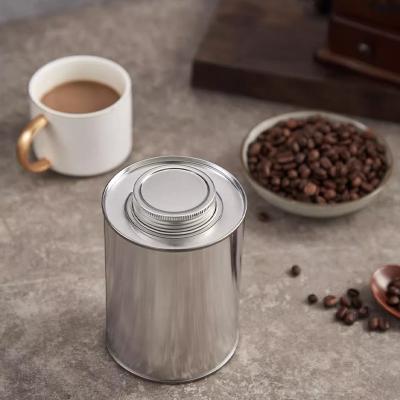 China Food Grade Airtight Coffee Container - Custom Metal Coffee Cans 250g-500g with 4-Color Printing for sale