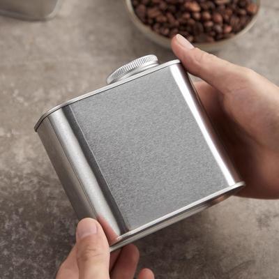China Custom Cylindrical & Square Tin Coffee Cans with Vent Holes - 250g/500g Capacity Airtight Storage for sale