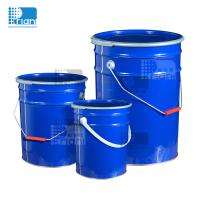 China 5-20 Liter Metal Paint Bucket with Printing Color Handle | Tinplate Chemical Container for Industrial Use for sale