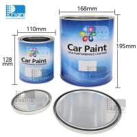 China 1-4L Gallon Car Paint Tin Cans with Lever Lid - Round Tinplate Material, 50,000 MOQ, 20 Day Lead Time for sale
