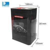 China 4L Automotive Square Tin Cans for Chemical Packaging - OEM/ODM Custom Paint Containers with 50,000 MOQ for sale