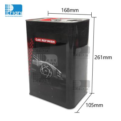 China 4L Automotive Square Tin Cans for Chemical Packaging - OEM/ODM Custom Paint Containers with 50,000 MOQ for sale