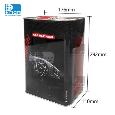 China Custom Printing 5L Square Tin Cans for Paint and Chemicals - Grade Tinplate with 20-Day Lead Time for sale