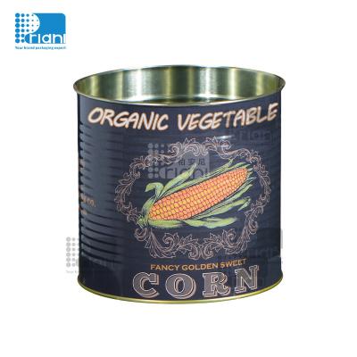 China 12oz Custom Food Tin Cans with Easy-Open Lids | 0.23-0.28mm Tinplate | 20,000 MOQ for sale