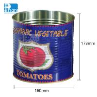 China Custom Food Tin Cans 170ml-3000ml with Easy-Open Lids for Cooking and Storage for sale