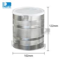 China Recycled Round Metal Tin Can 170ml-3000ml Capacity with OEM Custom Printing Services for sale